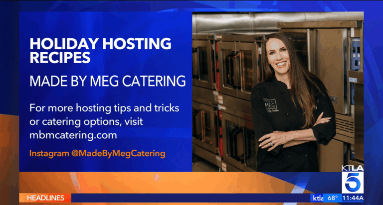 Holiday Hostingcore: Elevated Recipes Featured on KTLA | Made by Meg ...
